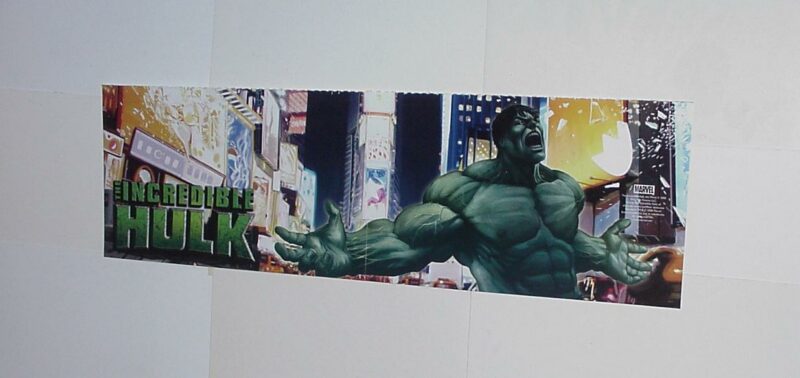 Incredible Hulk Banner Poster # 4 Times Square NY Avengers Movie ...