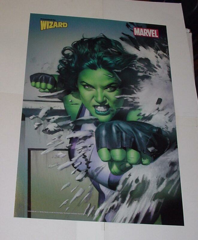 She-Hulk Poster # 1 Punch! Mike Mayhew Jennifer Walters - Bidrevolution
