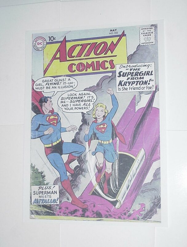 Superman Poster #14 Supergirl! Action Comics #252 (1959) Curt Swan ...