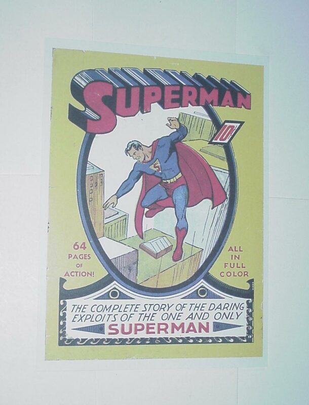 Superman Poster # 9 Superman #1 (1939) by Joe Shuster DC Comics ...