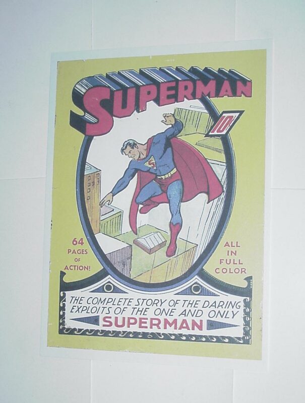 Superman Poster # 9 Superman #1 (1939) by Joe Shuster DC Comics ...