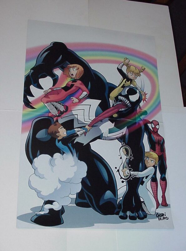 Venom Poster # 5 vs Power Pack Gurihiru Spider-Man - Bidrevolution