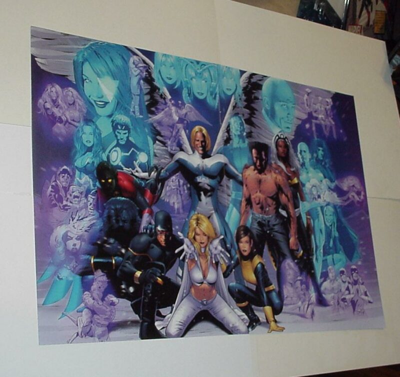 X-Men Poster #116 Greg Land Art Angel Gambit Emma Frost Wolverine ...