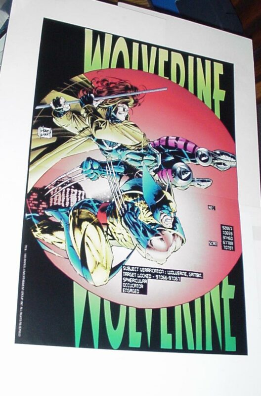 X-Men Poster #97 Gambit Wolverine by Adam Kubert - Bidrevolution